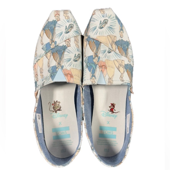 Toms | Shoes | Rare Toms X Disney Cinderella Slip On Shoes | Poshmark